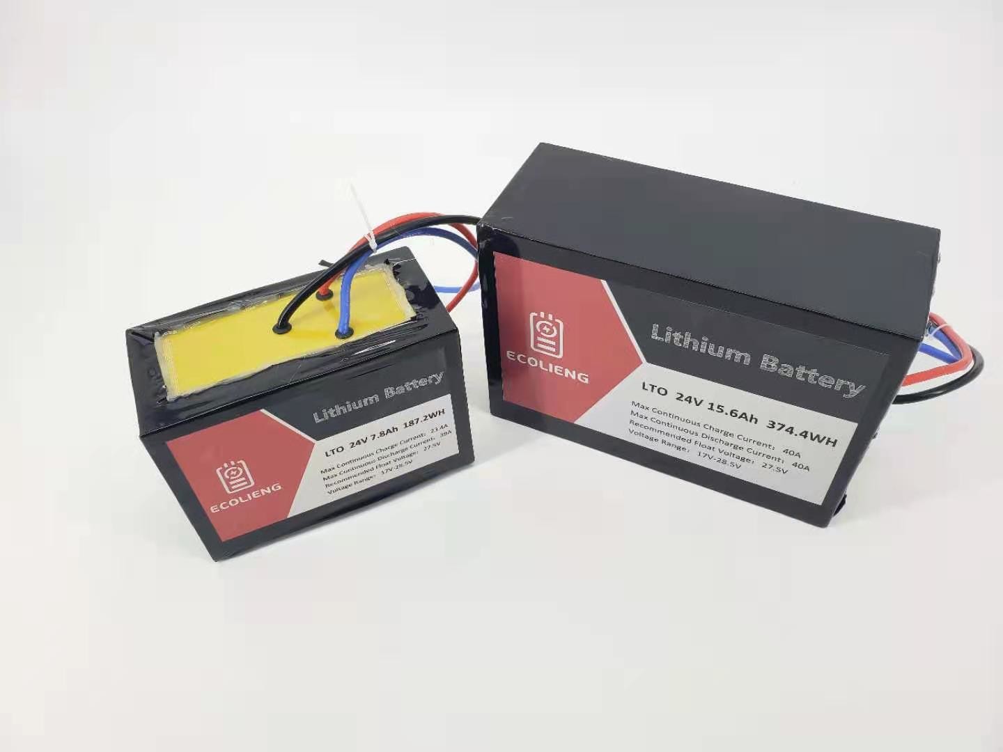 24V 7.8Ah Lithium Titanate LTO Battery Pack For Solar Tracker ...