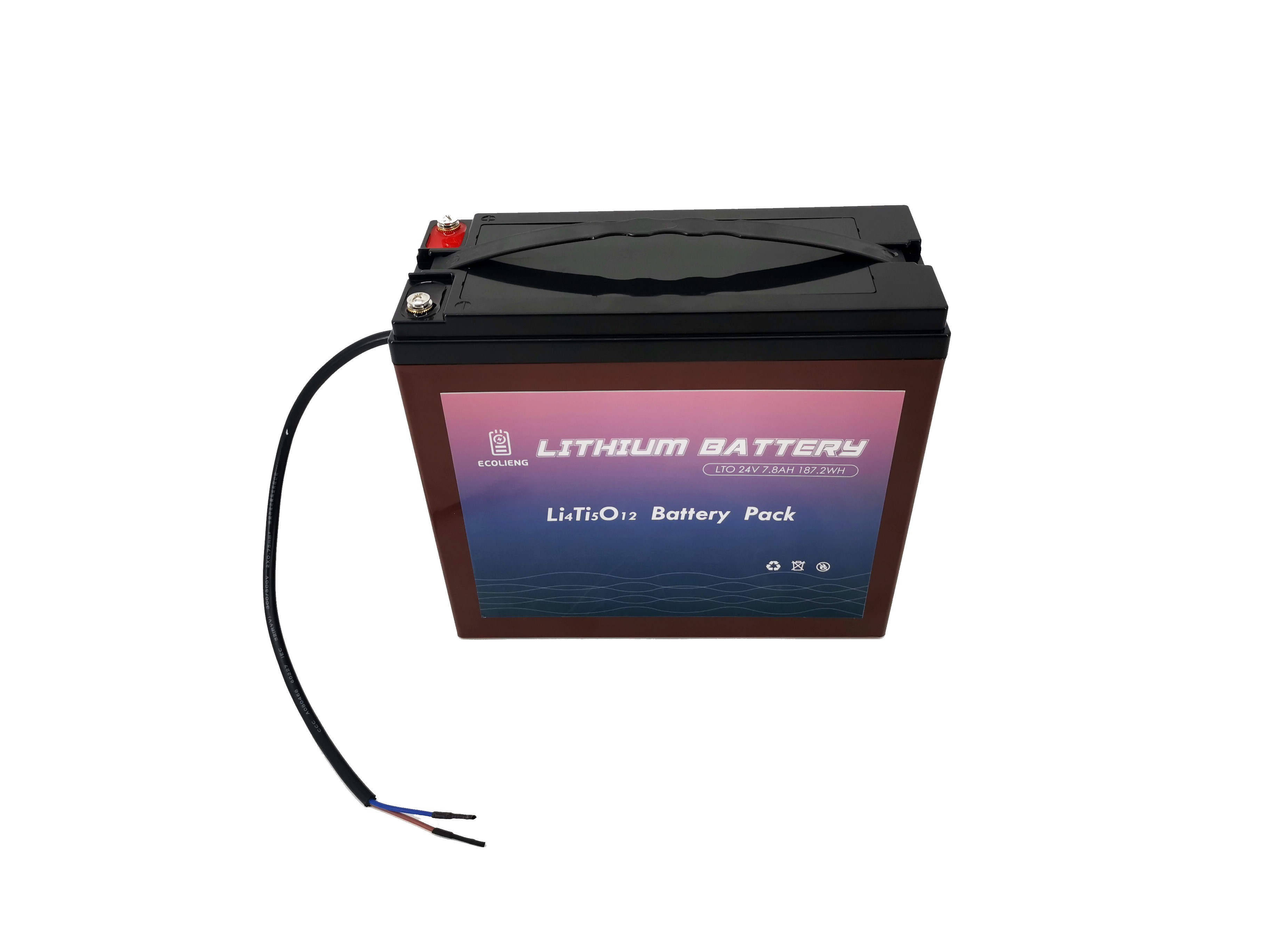 24V 7.8Ah Lithium Titanate LTO Battery Pack For Solar Tracker ...