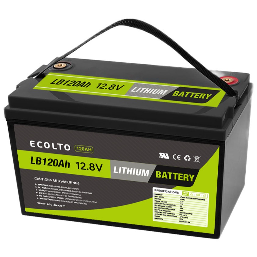 12V 120Ah LiFePO4 Lithium Battery With BMS High Discharge Current ...