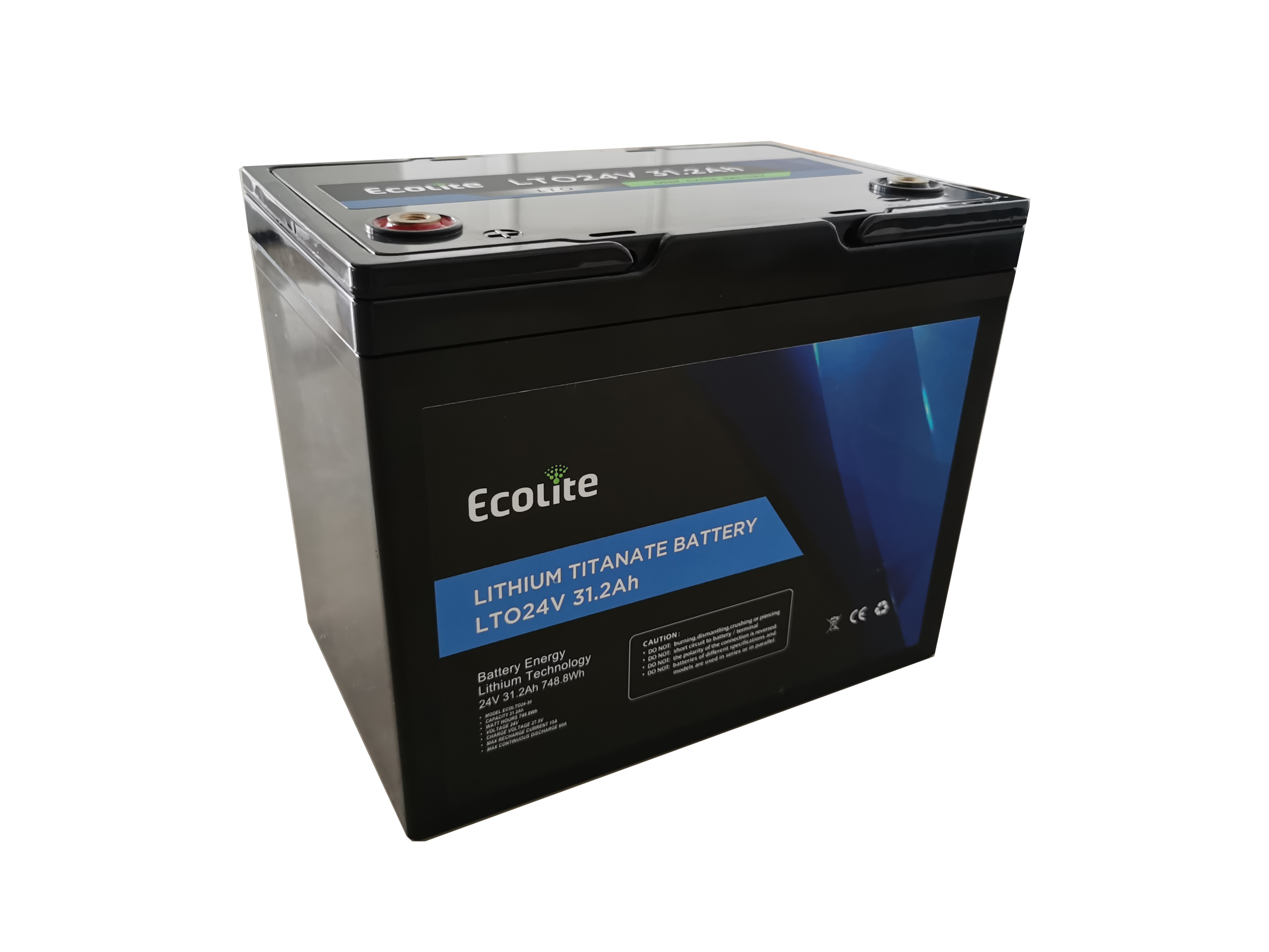 Ecolite LTO Battery Pack 24V 31.2Ah Lithium Titanate Battery Pack For ...